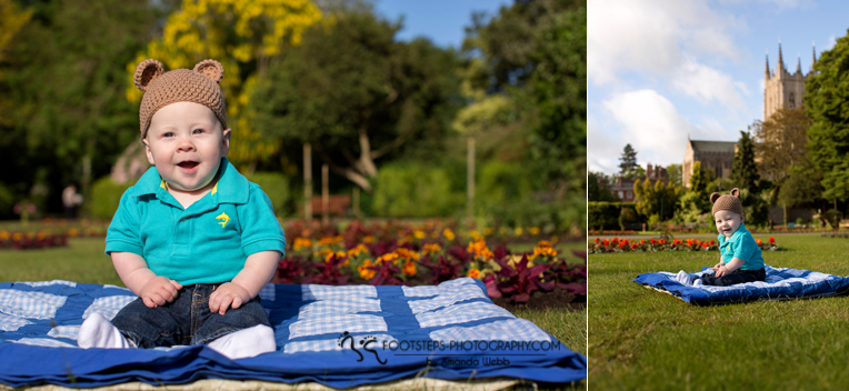 Baby Bear turns 7months - Footsteps Photography Grow With Me Sessions